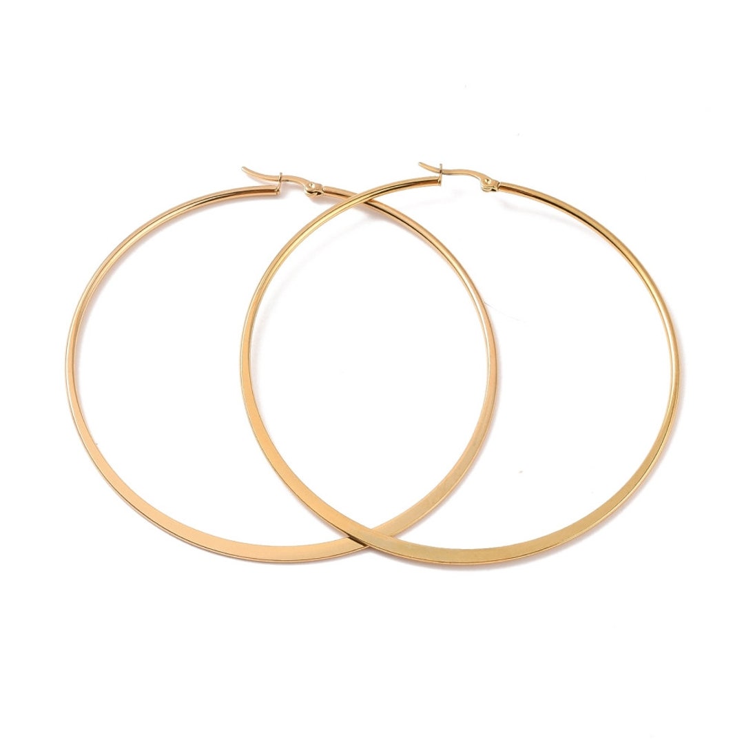 Hoop Earring 90mm - Etsy