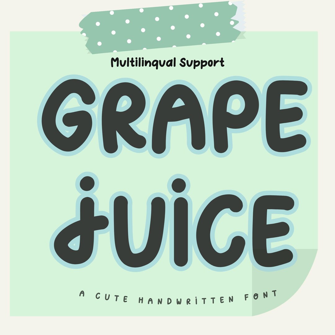 Handwritten Font, Cute Font, Procreate Font, Goodnotes Font,simple Font ...