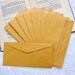 10 Windowed Envelopes- Kraft Paper - Etsy