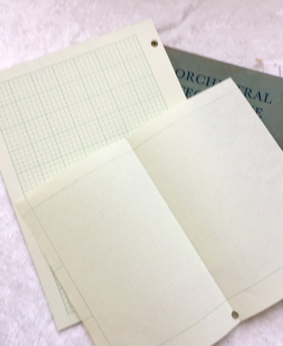 25 Sheets of Engineering Paper- Unique Junk Journal Pages - Etsy