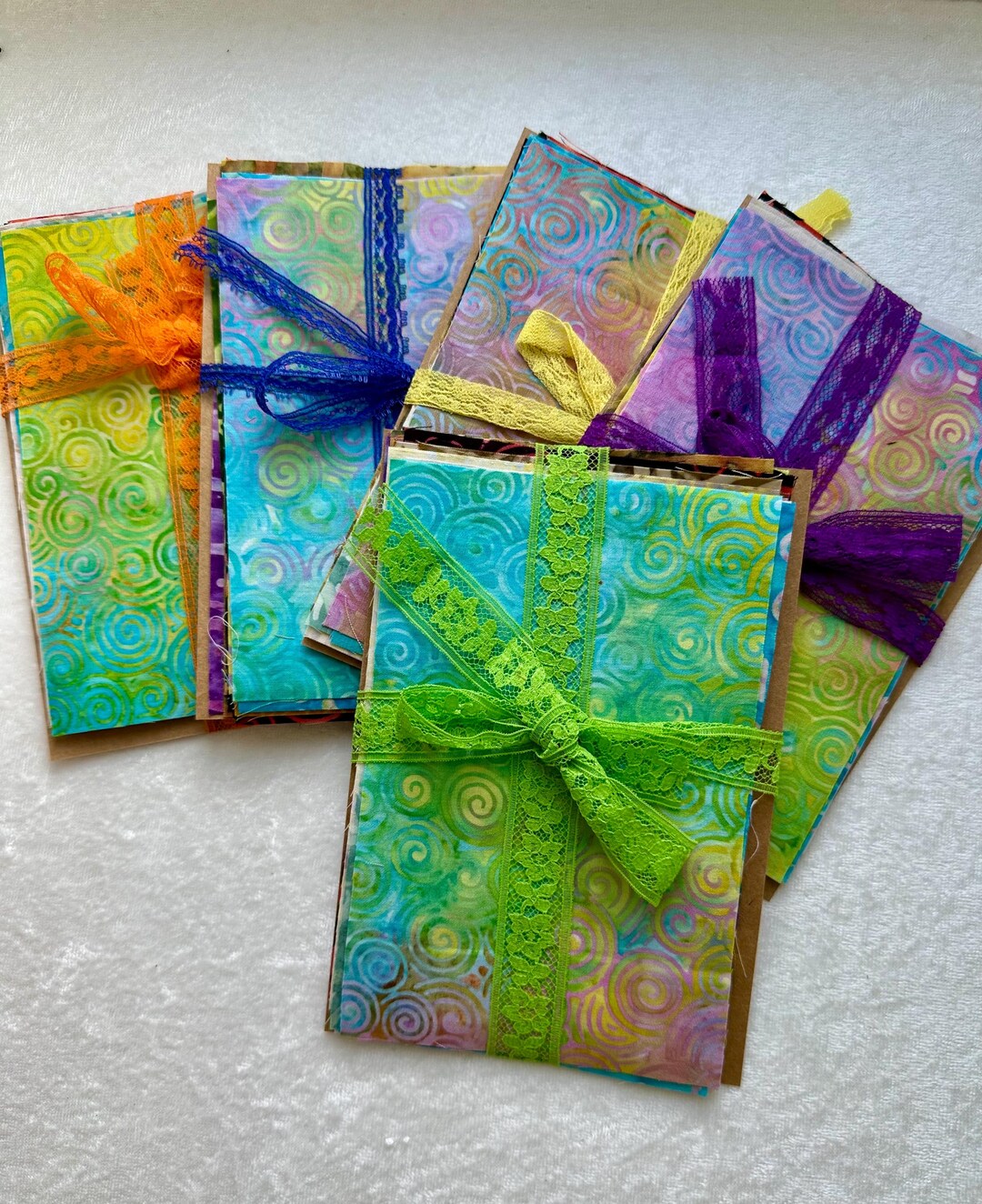 15 Assorted Batiks Scrap Fabric Bundle in a Variety of Colors for Junk ...