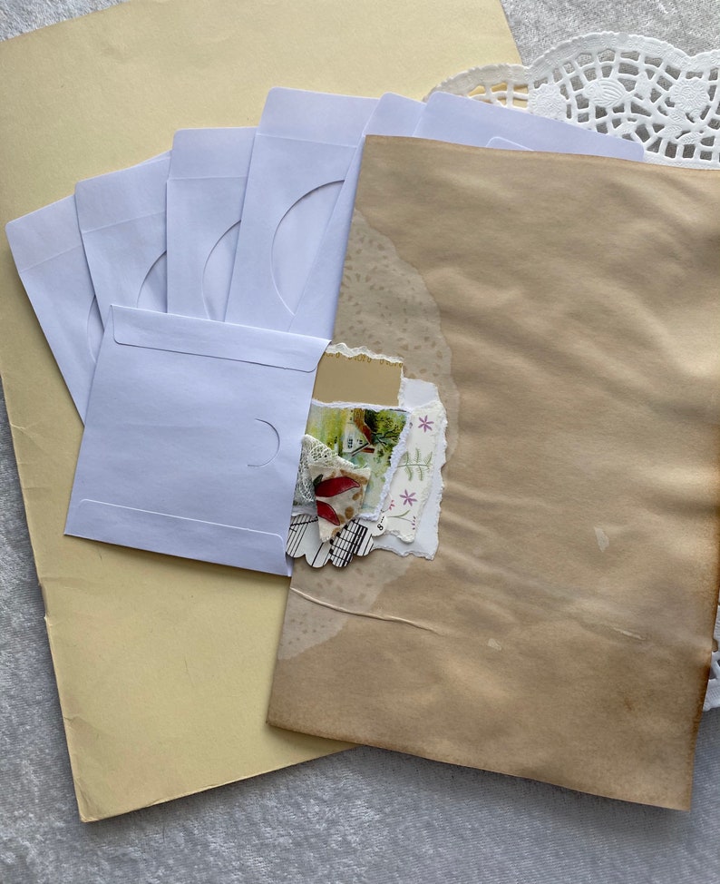 10 Mini CD Envelopes - Etsy