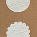 40 Braille Paper Circle/scallop Punched Pieces - Etsy