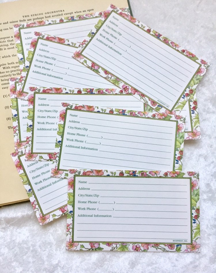 10 Address Cards by Current | Etsy