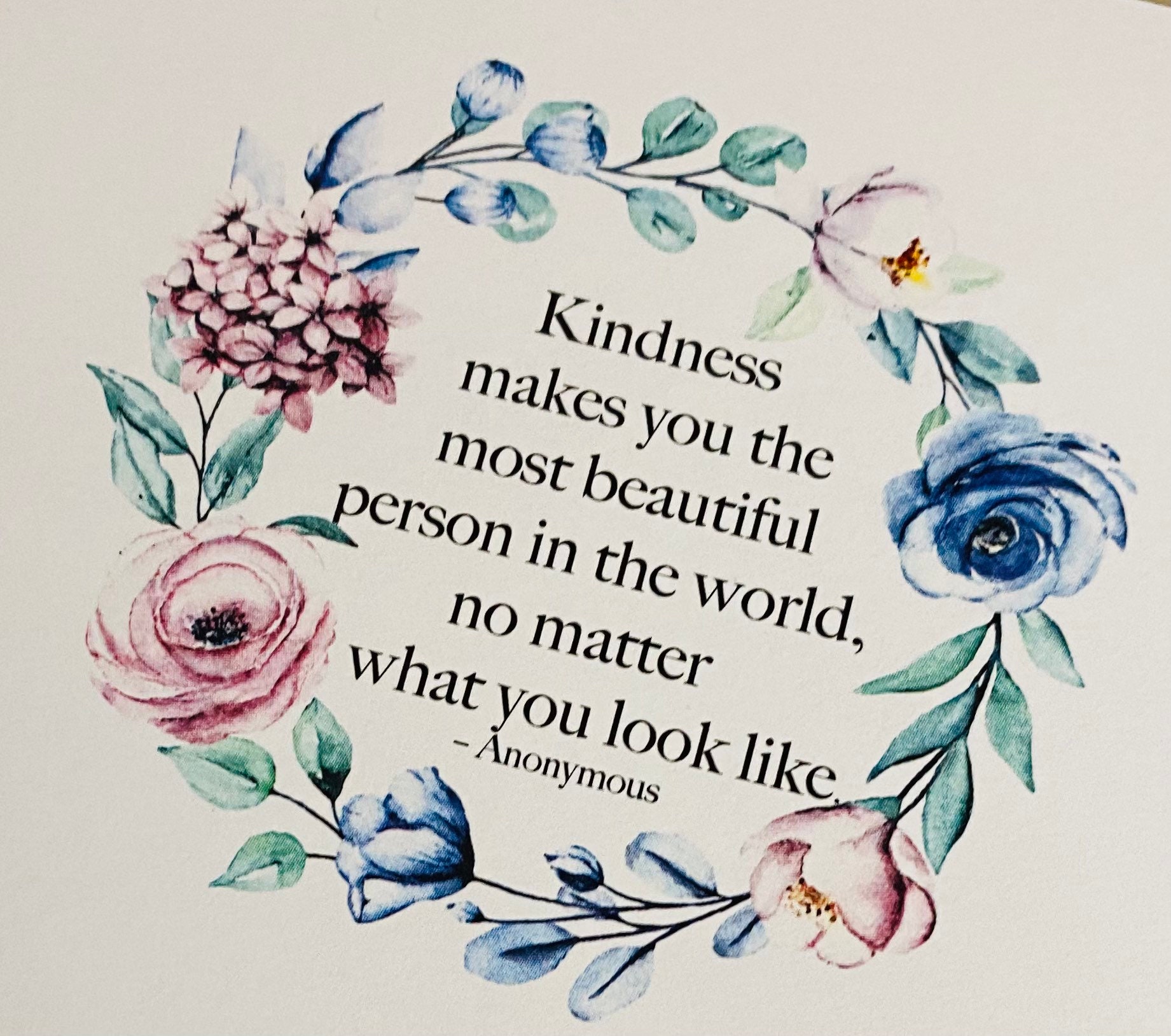 A Little Bit of Kindness Labels/quotes Digital File - Etsy