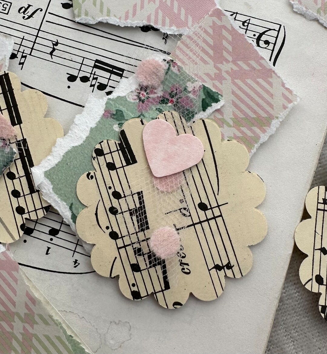 5 Small Paper Clusters for Junk Journals or Crafting - Etsy