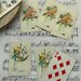 12 Assortment of Floral Playing Cards spring Colors - Etsy
