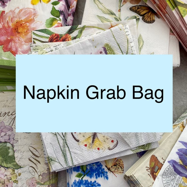 Mixed Decoupage Napkins - Etsy