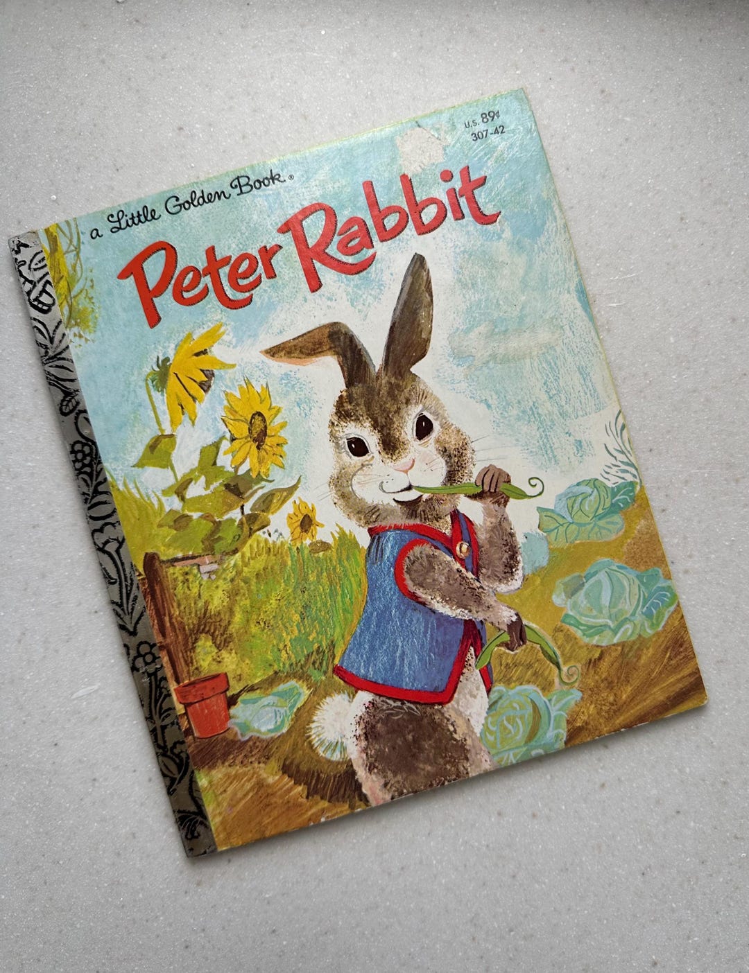 The Tale of Peter Rabbit Little Golden Book Used Junk Journal Supply - Etsy