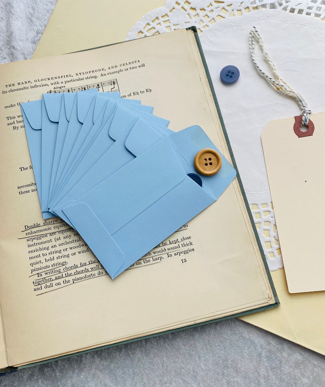 10 Small Coin Envelopes in Colors - Etsy