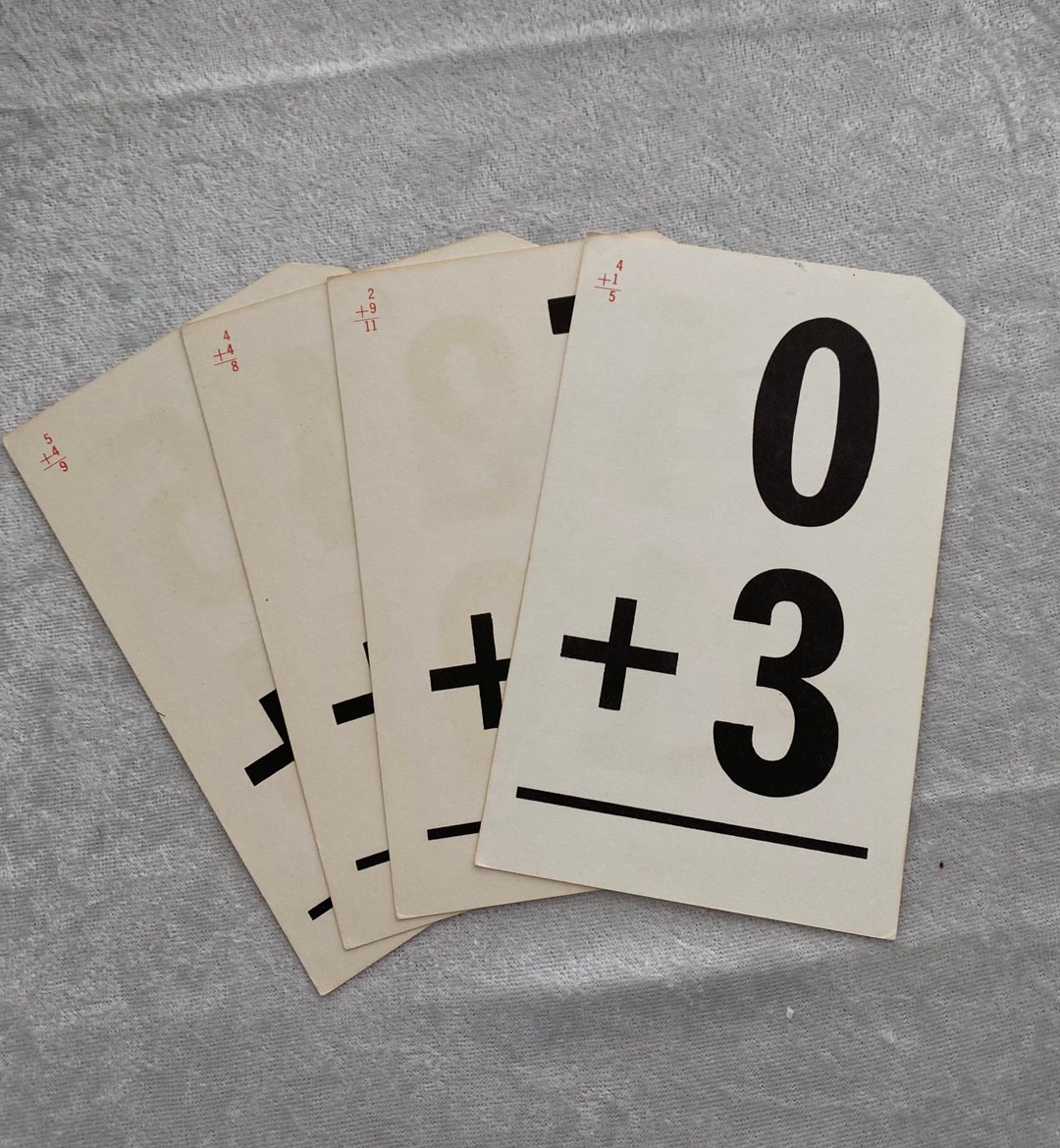 Set of 8 Flash Cards - Etsy
