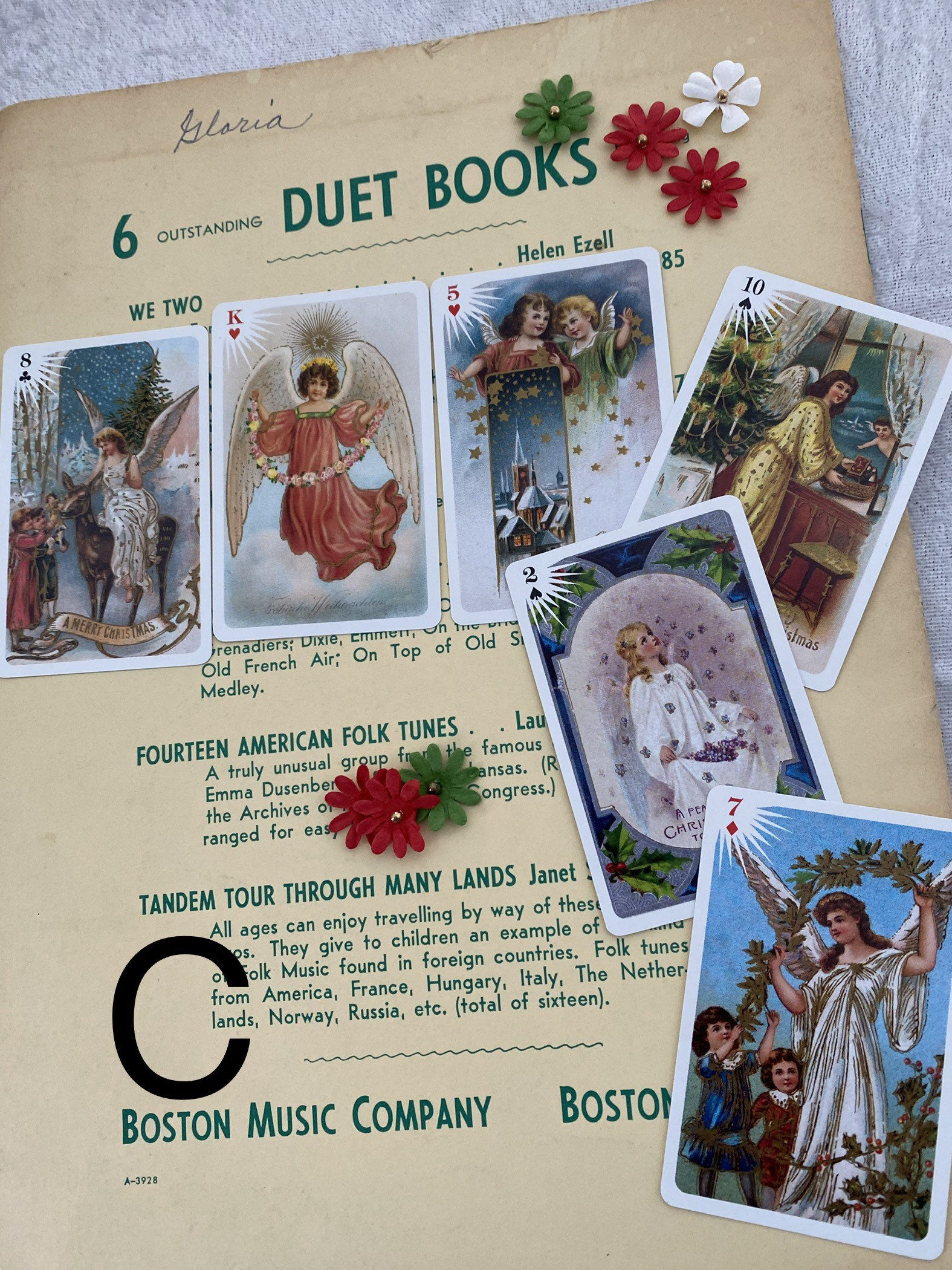 Set of 6 Angel Playing Cards | Etsy