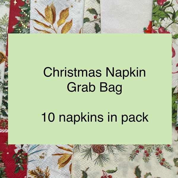 Grab Napkins - Etsy
