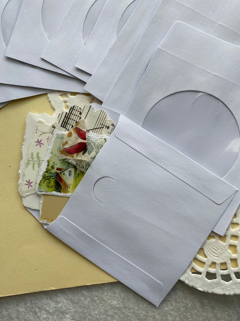 10 Mini CD Envelopes - Etsy