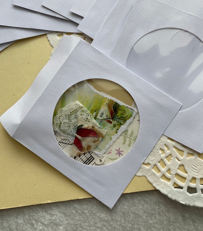 10 Mini CD Envelopes - Etsy