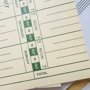 15 Time Cards for Crafting-printed Front, Blank Back - Etsy