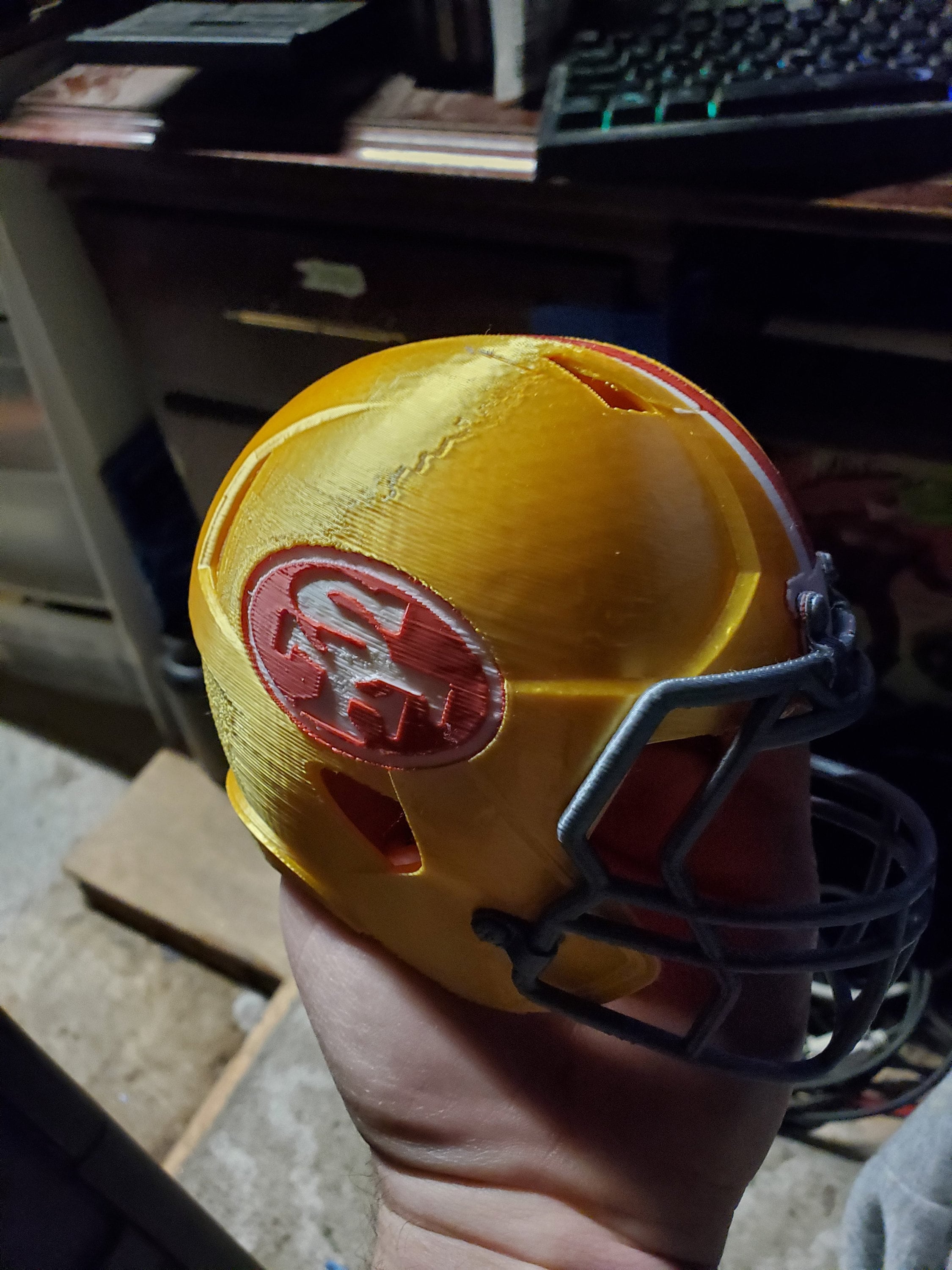 3d Printed Nfl Mini Helmets 25 - Etsy