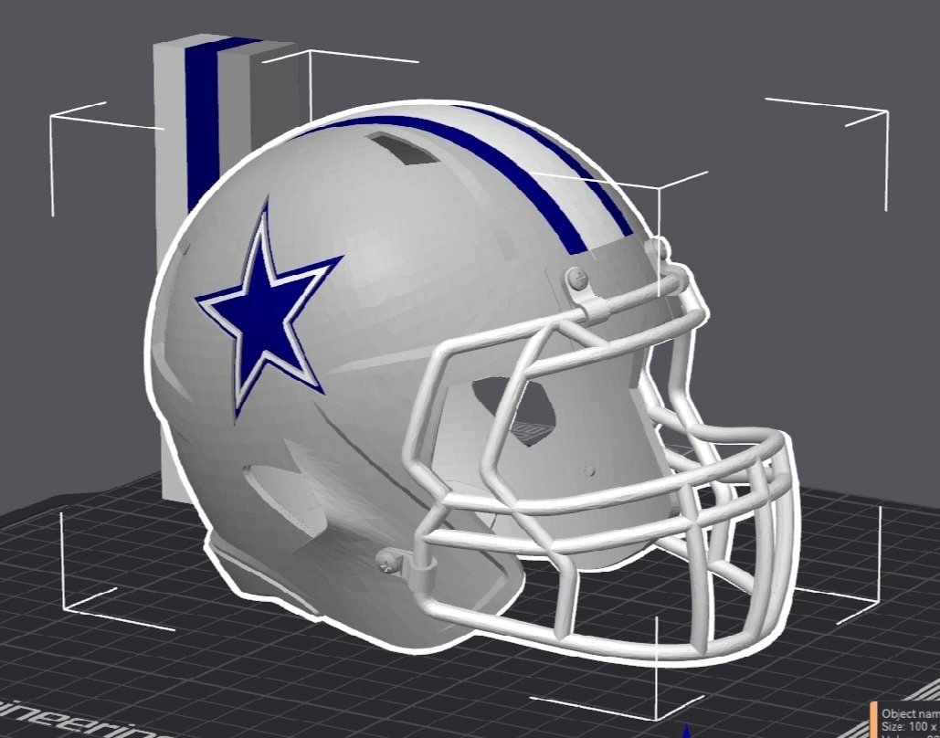 3d Printed Nfl Mini Helmets 25 - Etsy