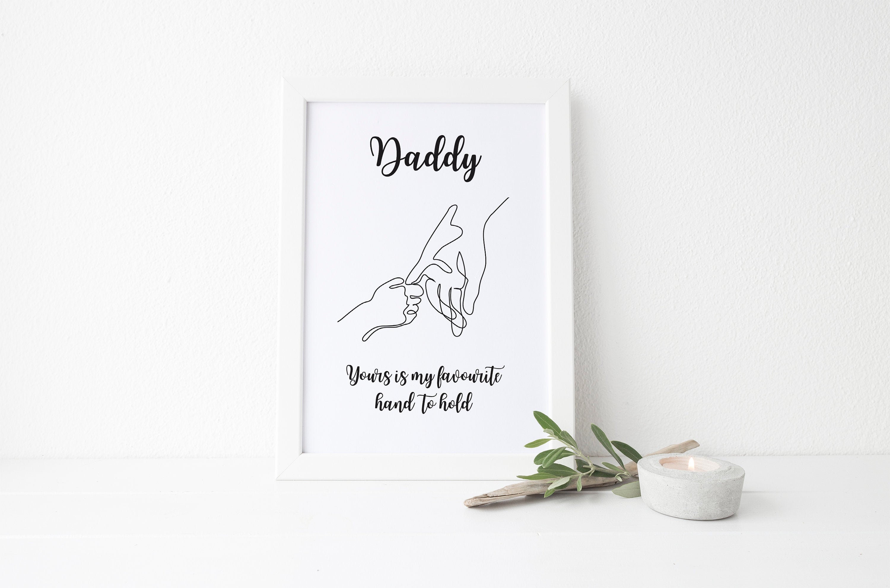 Gift for Daddy Personalised Daddy Print Custom Dad Print - Etsy UK