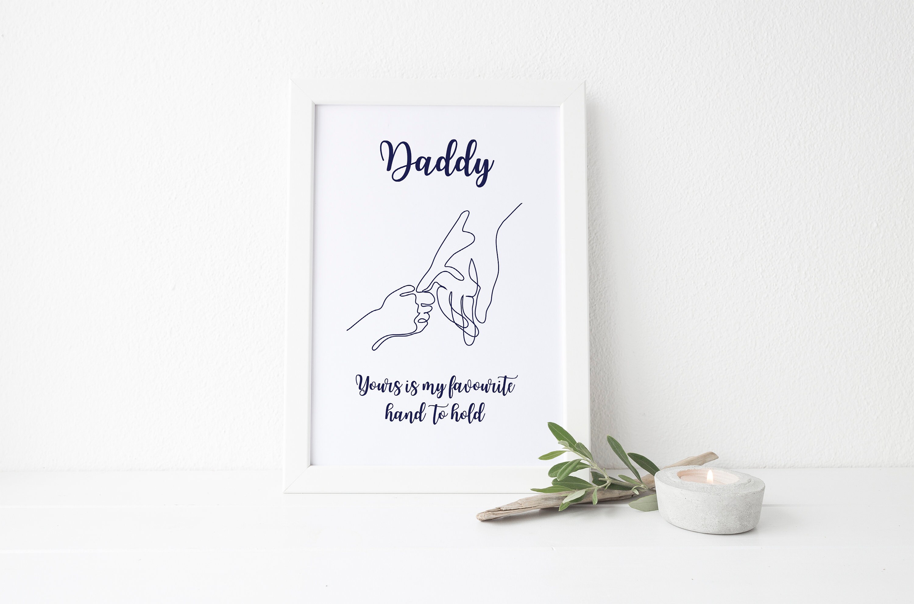 Gift for Daddy Personalised Daddy Print Custom Dad Print - Etsy UK