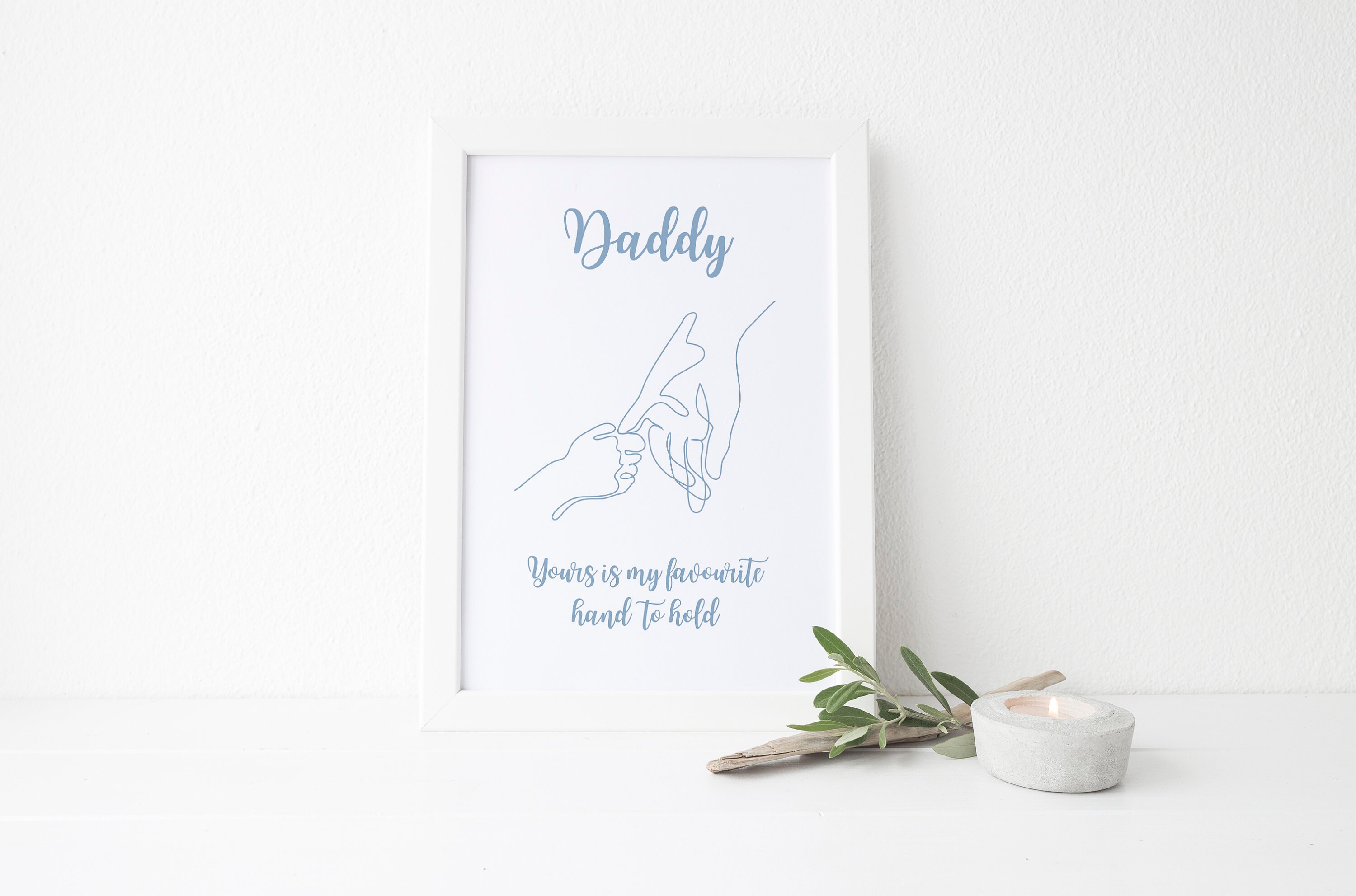 Gift for Daddy Personalised Daddy Print Custom Dad Print - Etsy UK