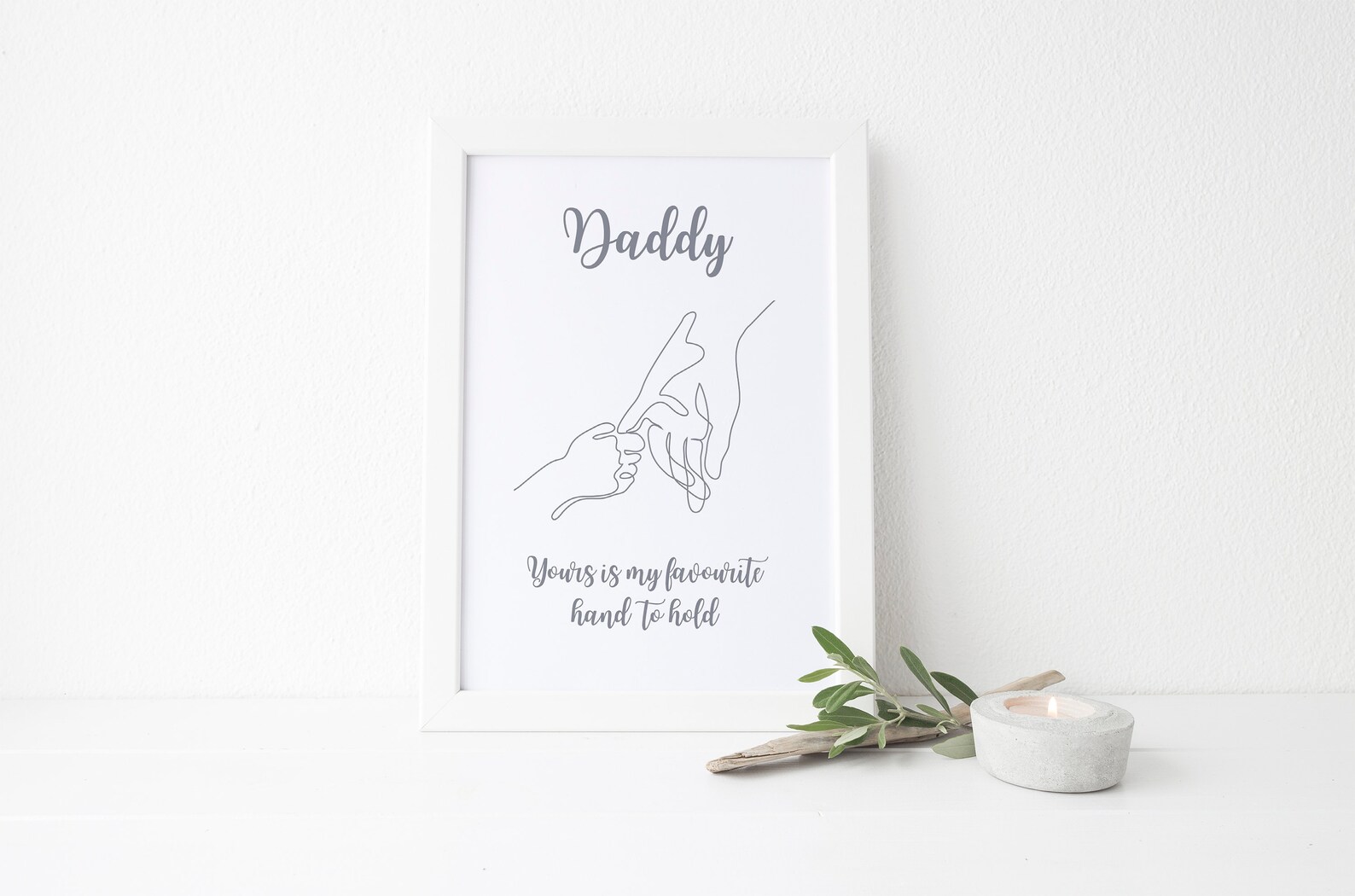 Gift for Daddy Personalised Daddy Print Custom Dad Print - Etsy UK