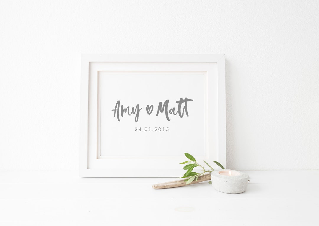Couples Custom Print, Couples Print, Personalised Couple Prints, His ...