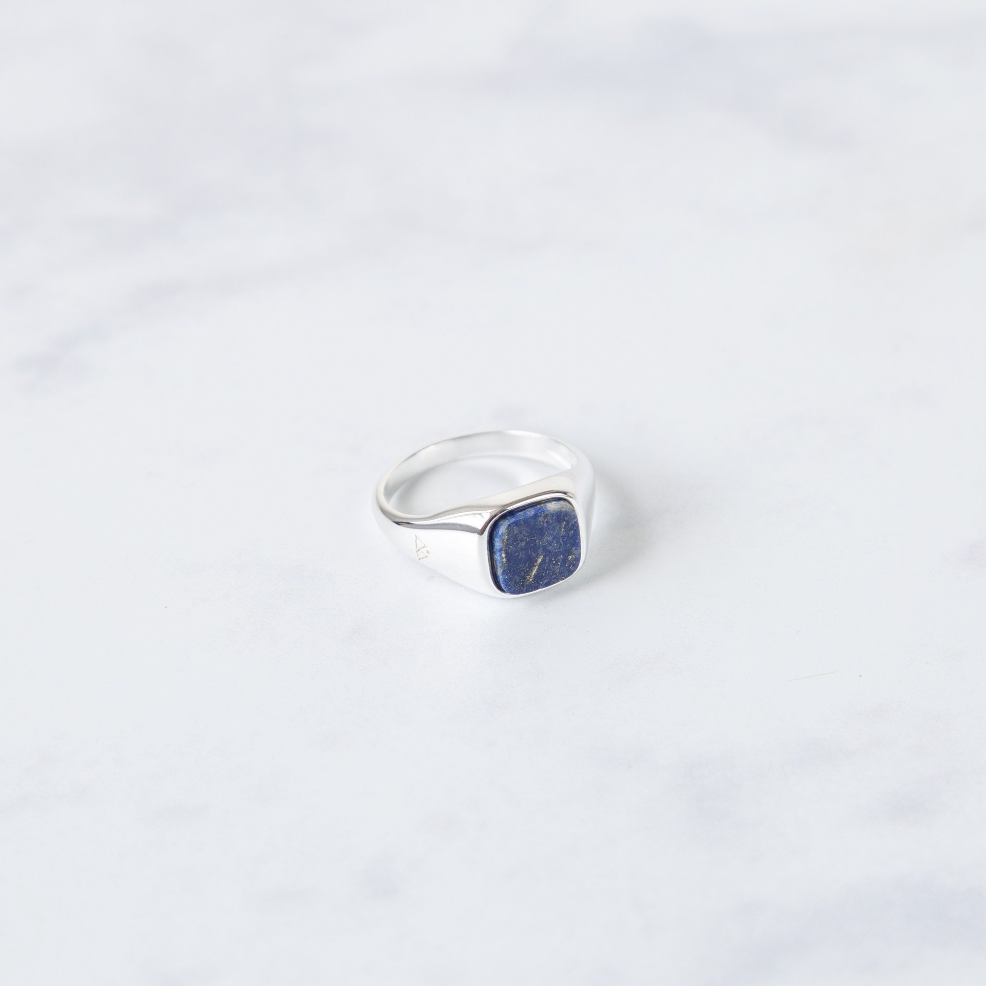 Lapis Lazuli Signet Ring L Sterling Silver - Etsy UK