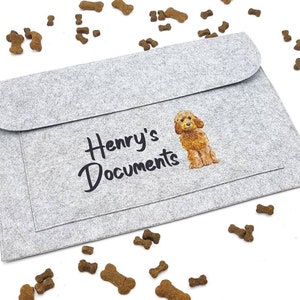 Personalised Pet Folder, Dog Documents Folder, Doggie Vet Papers ...