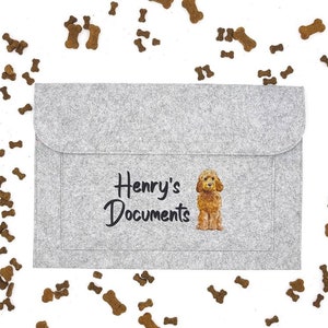 Personalised Pet Folder, Dog Documents Folder, Doggie Vet Papers ...