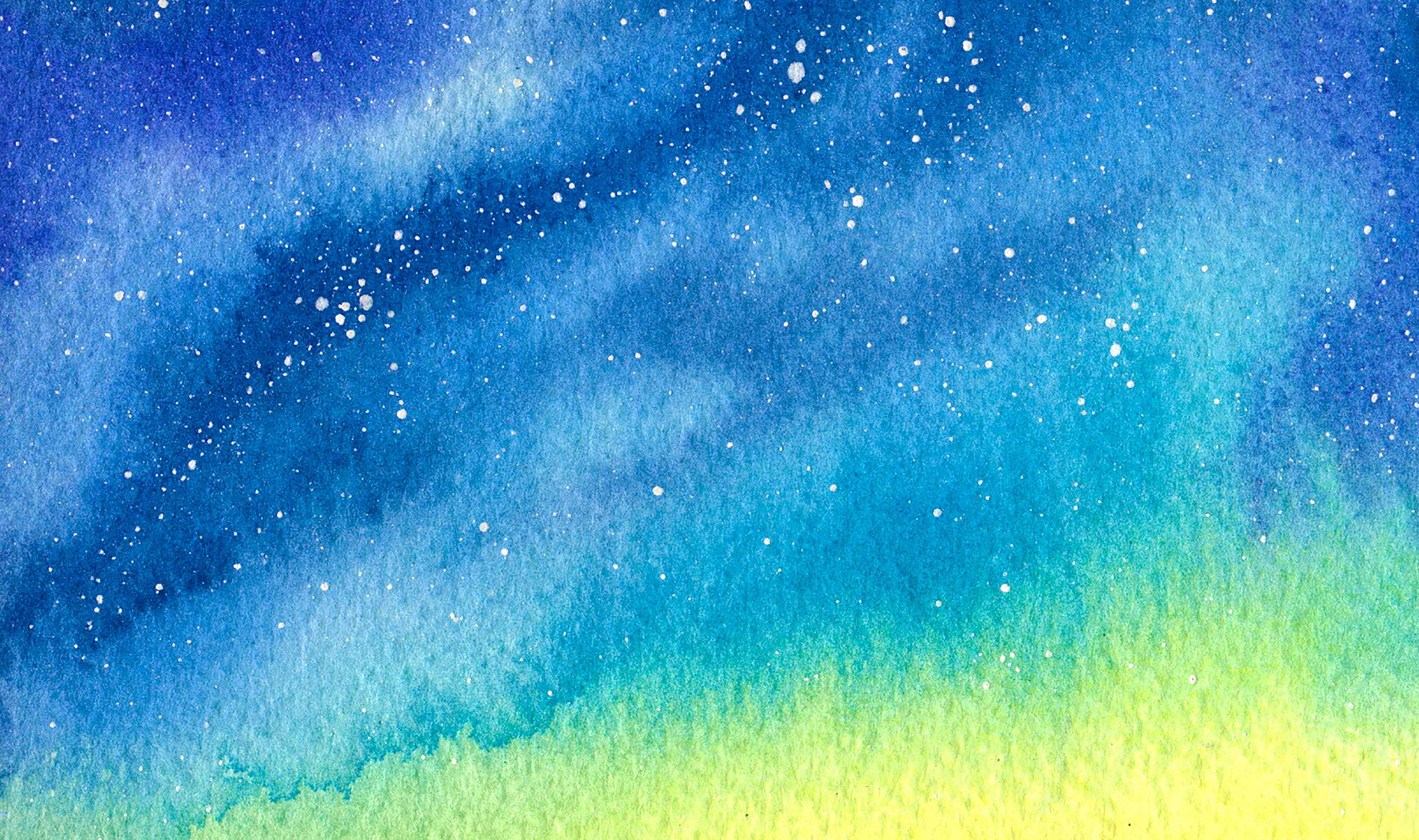 Northern Lights Painting Night Sky Original Art 5 X 9 Mountain Painting ...