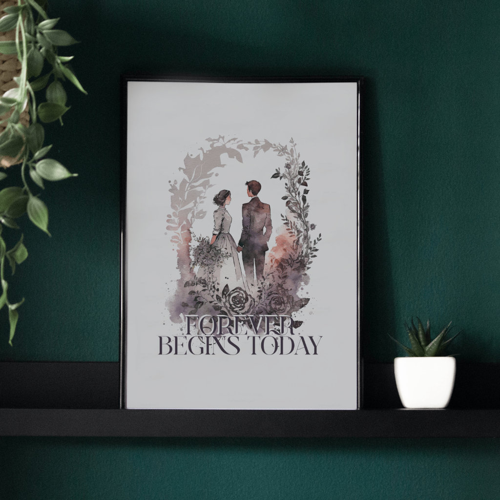 Forever Begins Today PNG, Trendy Bride Png, Popular Bride Png, Wedding ...