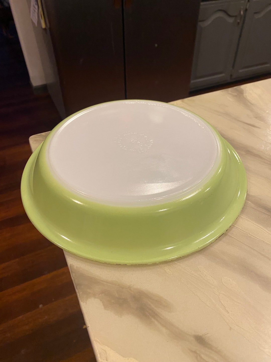 Vintage Pyrex Lime Green Pie Plate-great Condition-great Gift - Etsy