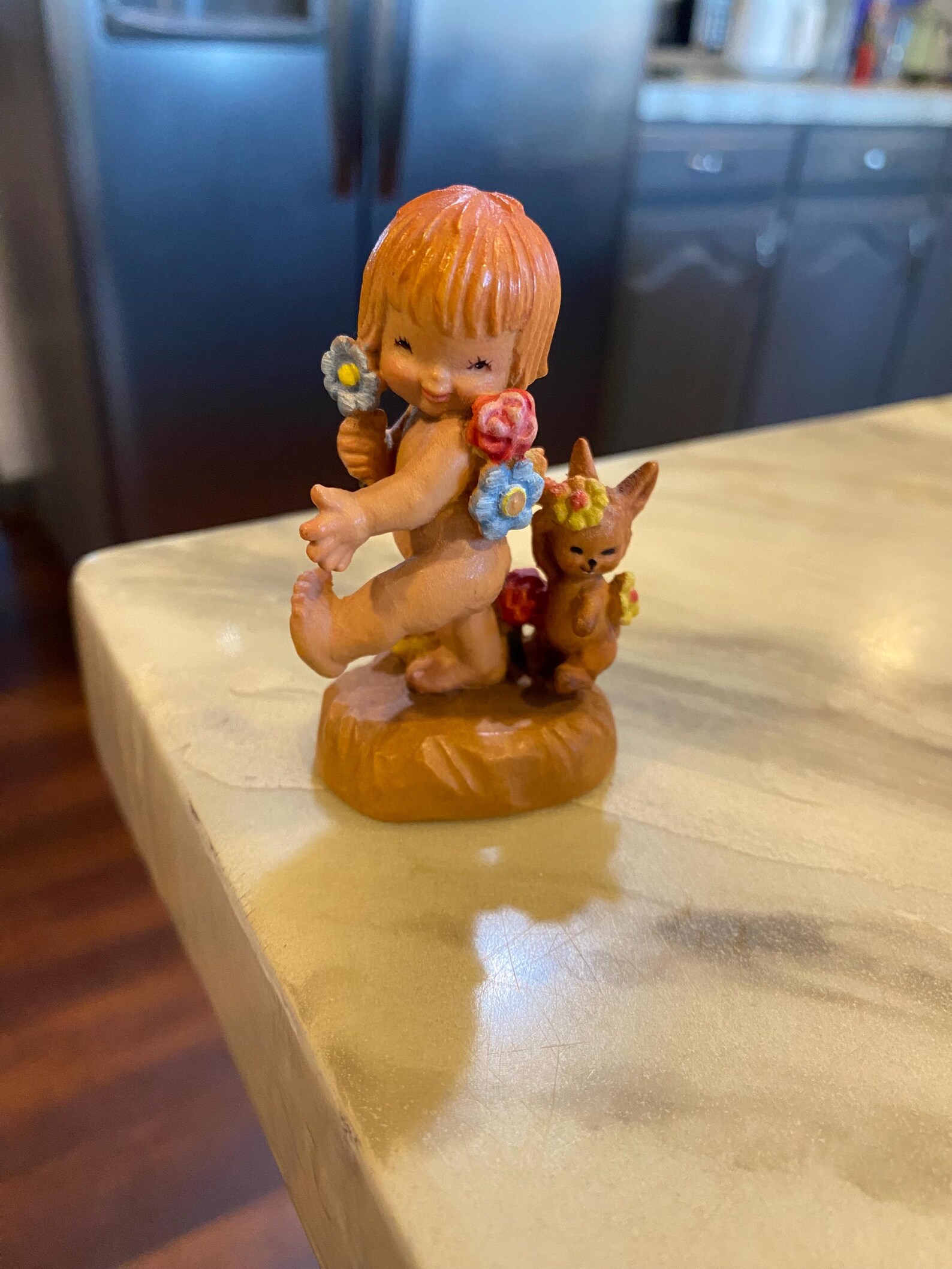 Vintage Anri Italy Hand Carved Wooden Miniature Figurines Statue ...