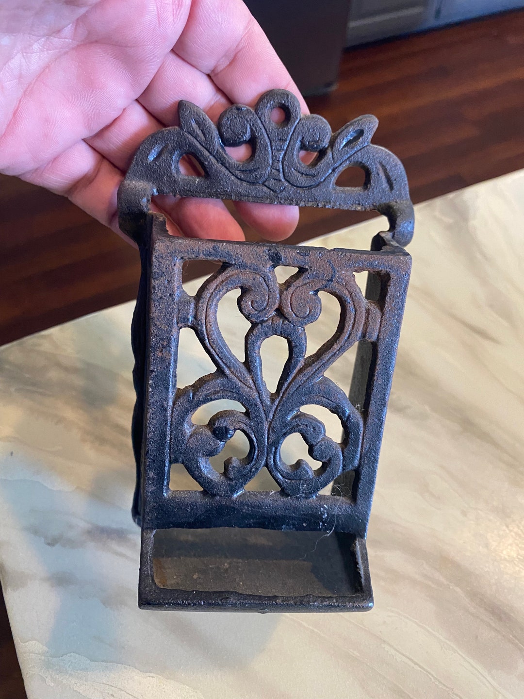 Match Holder Wall Mount Cast Iron - Etsy