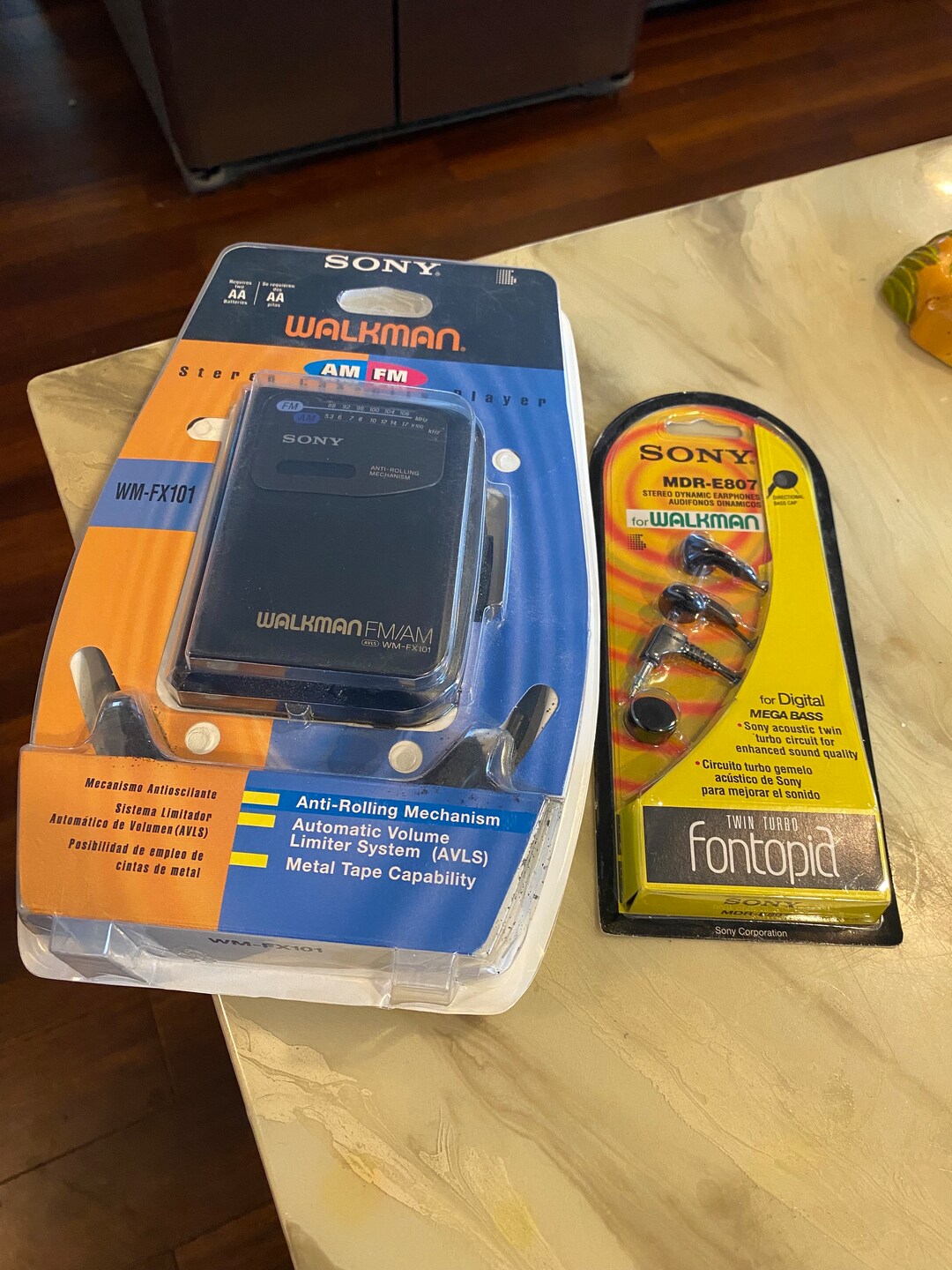 Vintage Sony Walkman Plus Sony Walkman Earbuds-both New in Package ...