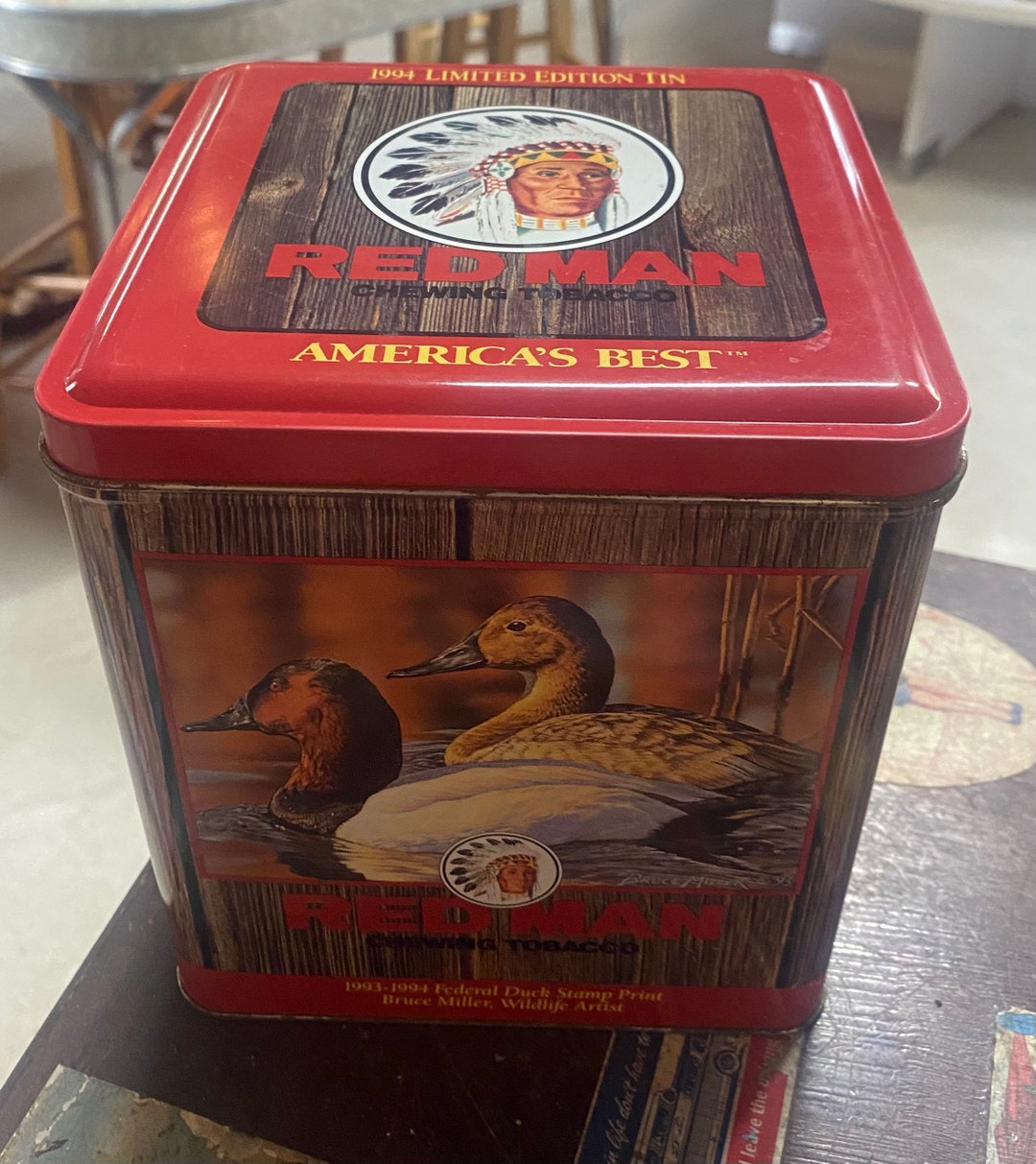 Vintage 1994 Red Man Chewing Tobacco Limited Edition Duck - Etsy