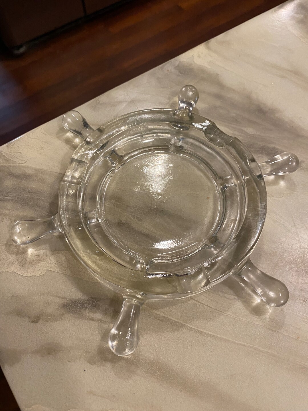 Vintage Mid Century Nautical Ship Wheel Glass - Etsy