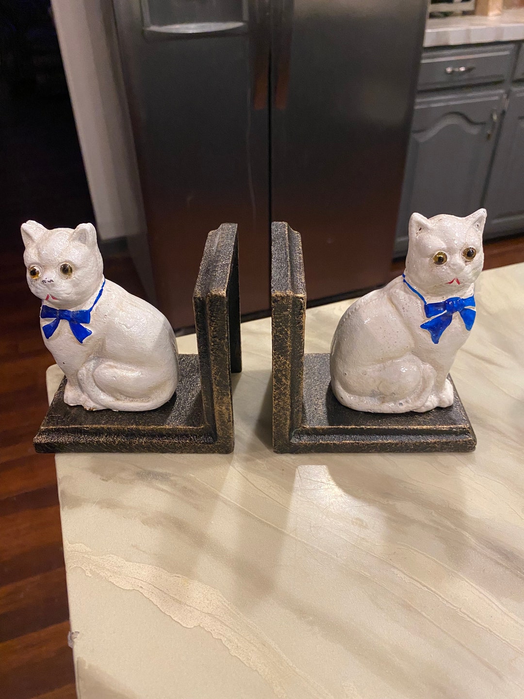 Cat Bookends, Vintage Cast Iron Gift for the Cat Lover - Etsy