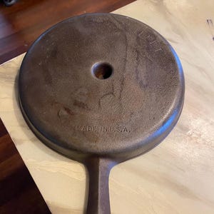 Vintage Cast Iron Made in USA Wedge Cornbread Skillet-perfect for Any ...