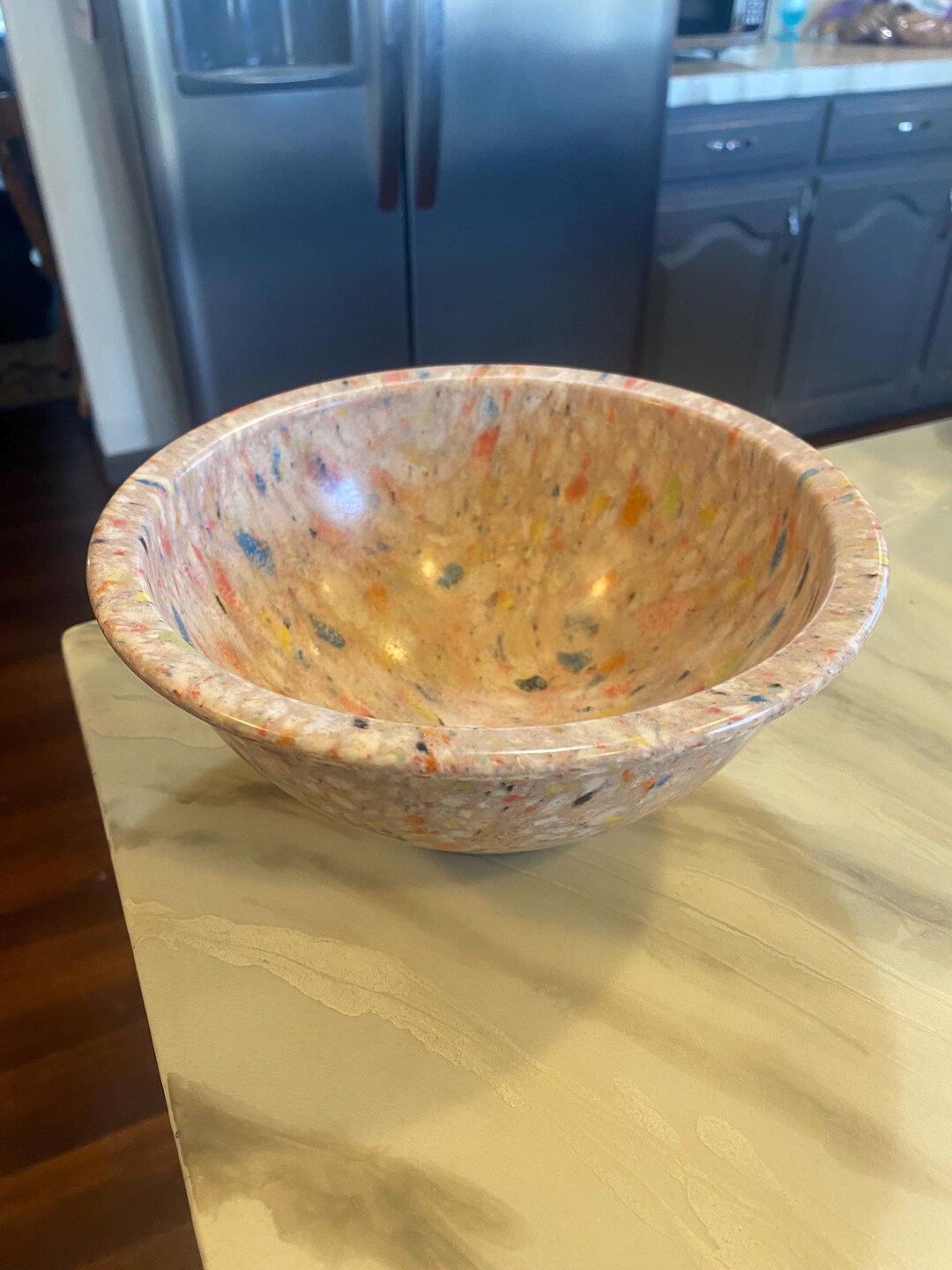 Vintage Texas Ware Confetti Splash Mixing Bowl-111-fantastic Addition ...