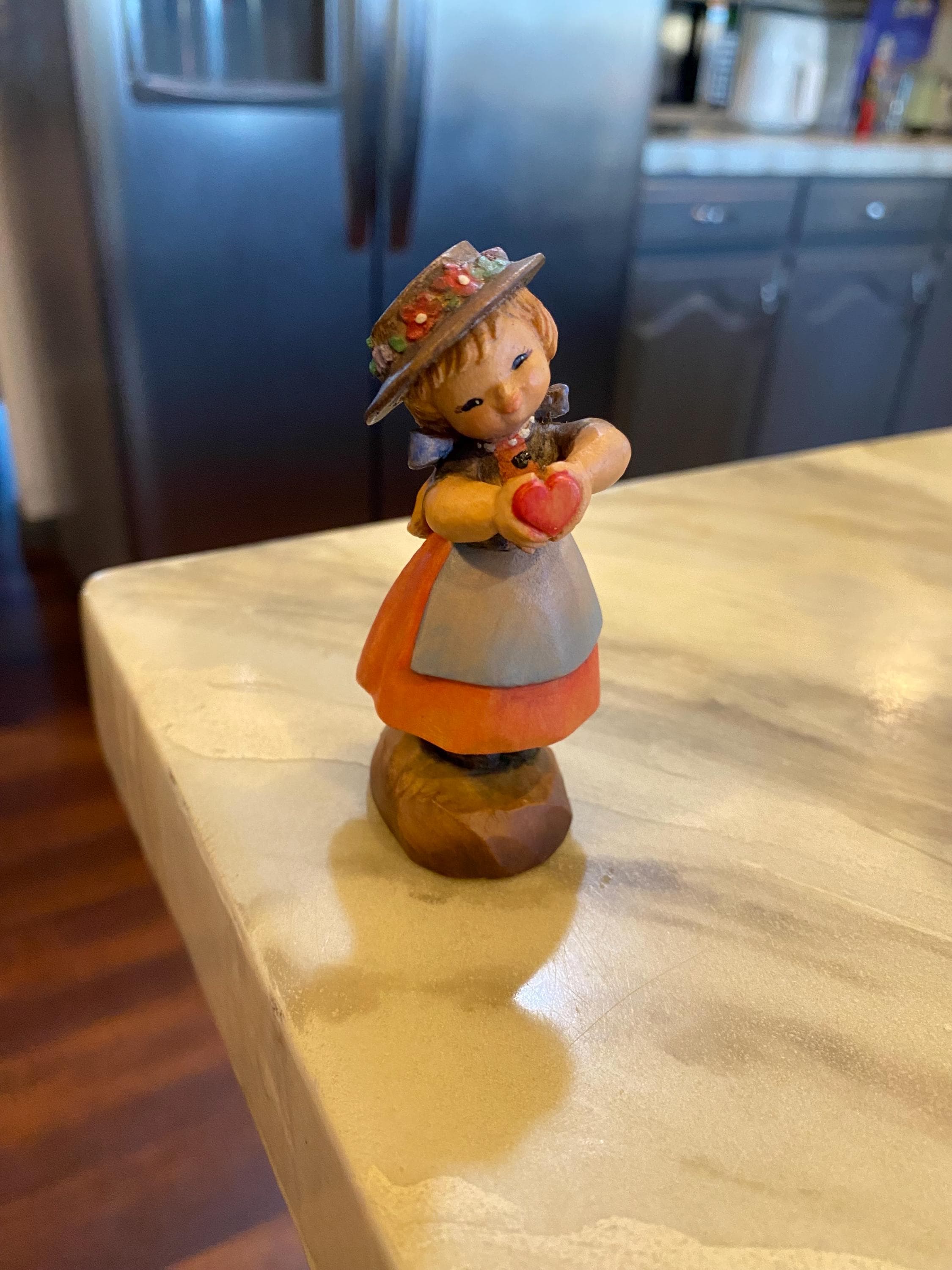 Vintage Anri Italy Hand Carved Wooden Miniature Figurines Statue ...