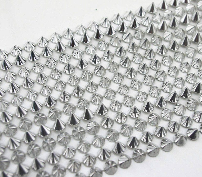 1 Yrds Spike Mesh ..10 Lines of Spikes - Etsy