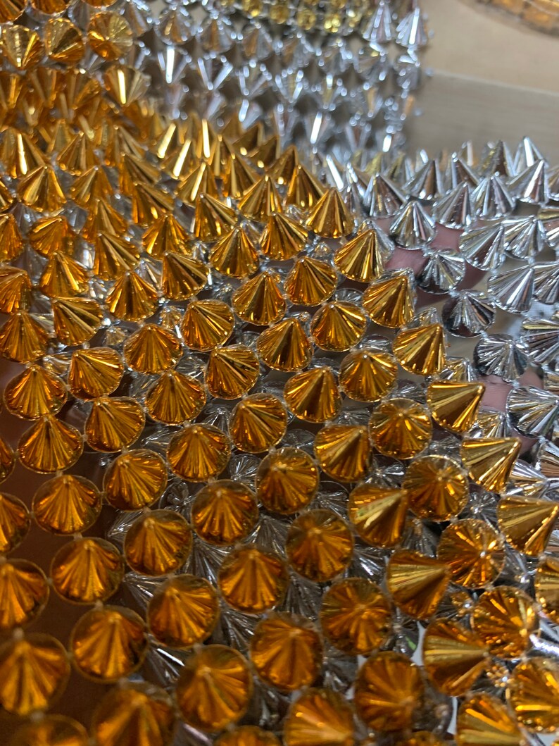 1 Yrds Spike Mesh ..10 Lines of Spikes - Etsy