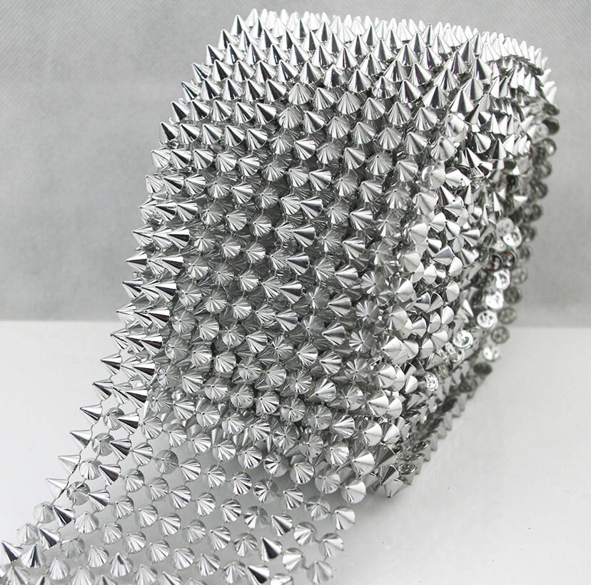 1 Yrds Spike Mesh ..10 Lines of Spikes - Etsy