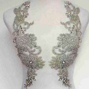 Rhinestone Appliques - Etsy