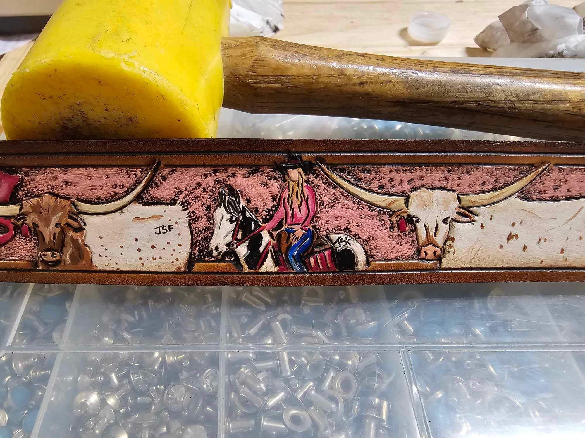 Longhorn Belt Pattern - Etsy