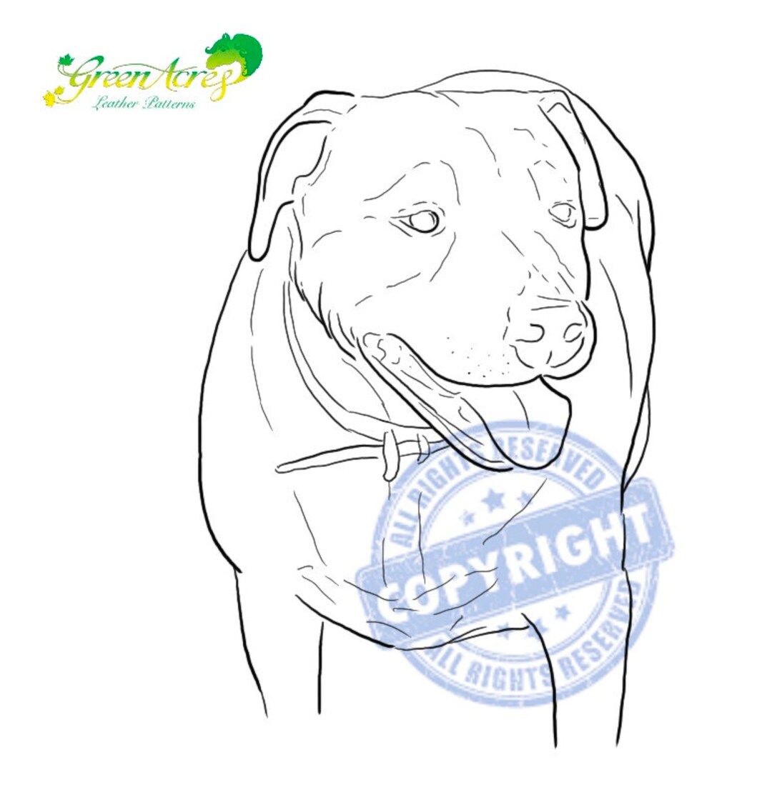 Dog Tooling Pattern - Etsy