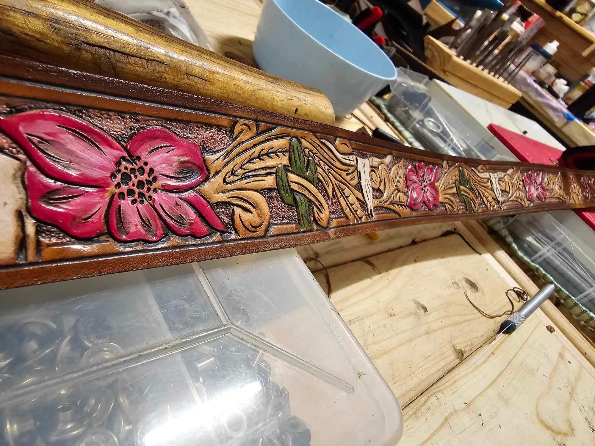Longhorn Belt Pattern - Etsy