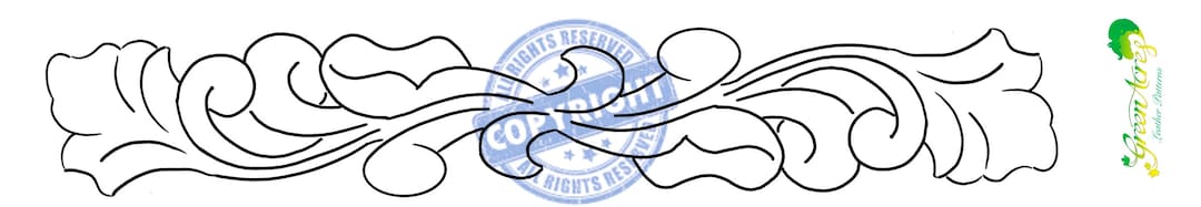 Floral Leather Tooling Pattern - Etsy